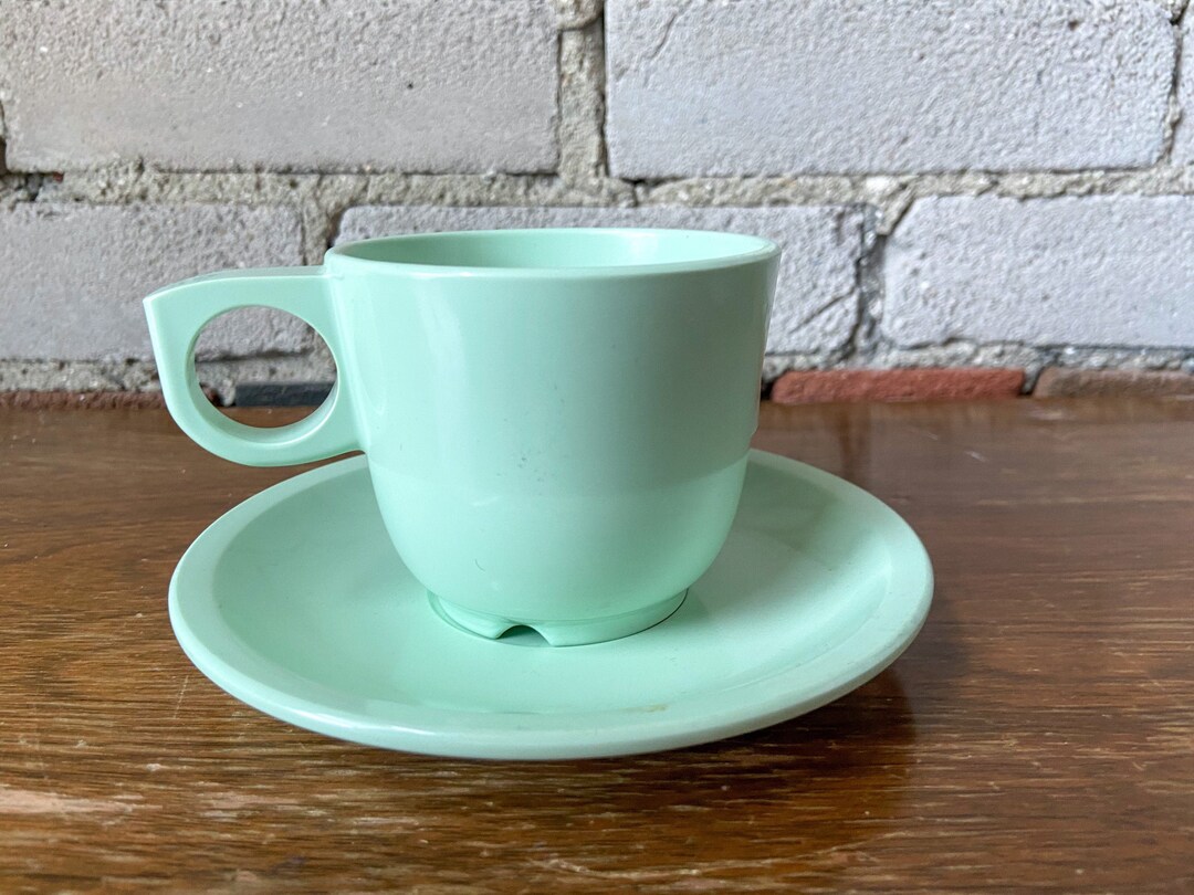 GPL Melmac, Nesting Mug, Tea Cup and Saucer, Vintage, 1950s, Hard ...