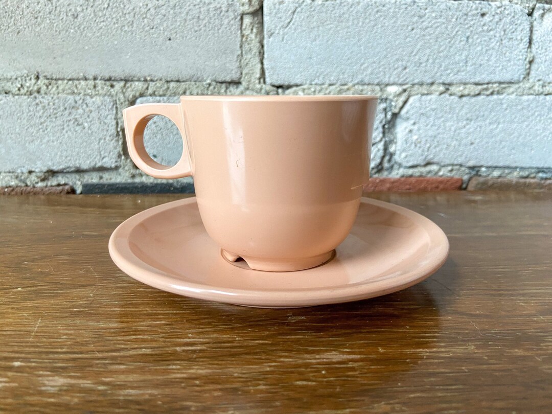 GPL Melmac, Nesting Mug, Tea Cup and Saucer, Vintage, 1950s, Hard ...