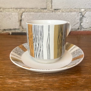 Midwinter, Marquis of Queensberry, Cup and Saucer, Sienna Pattern, Fine ...