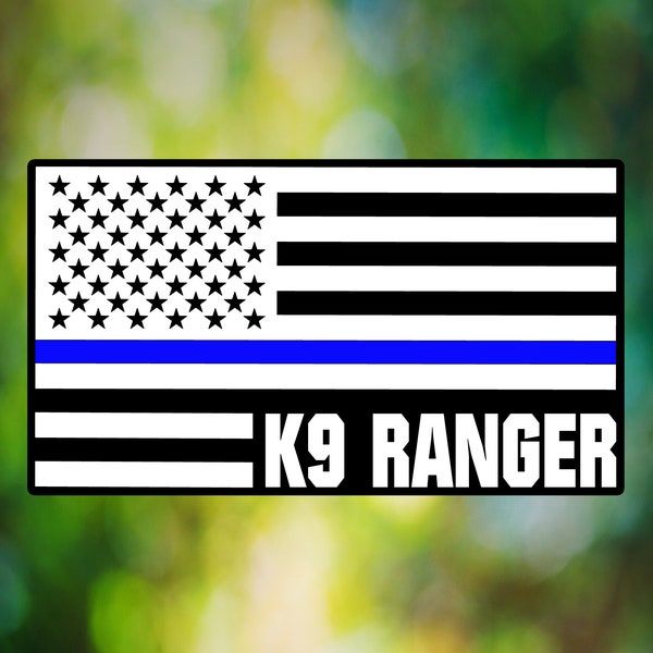 Personalized K9 Decal - Etsy