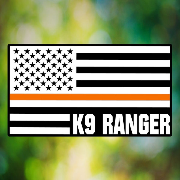 Personalized K9 Decal - Etsy