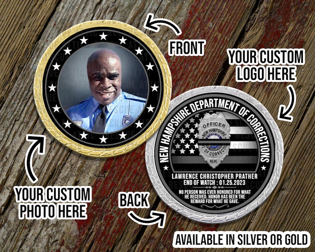 Thin Gray Line Memorial Challenge Coin - Pocket Coin - Emergency ...