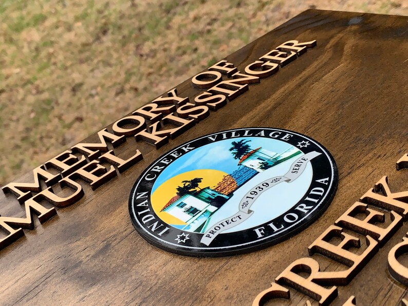 Memorial Plaque Dedication Sign Plaque Custom Designed - Etsy