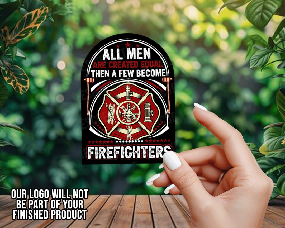 A Few Become Firefighters Vinyl Decal - Thin Red Line - Fire Department - Firefighter - Window ...
