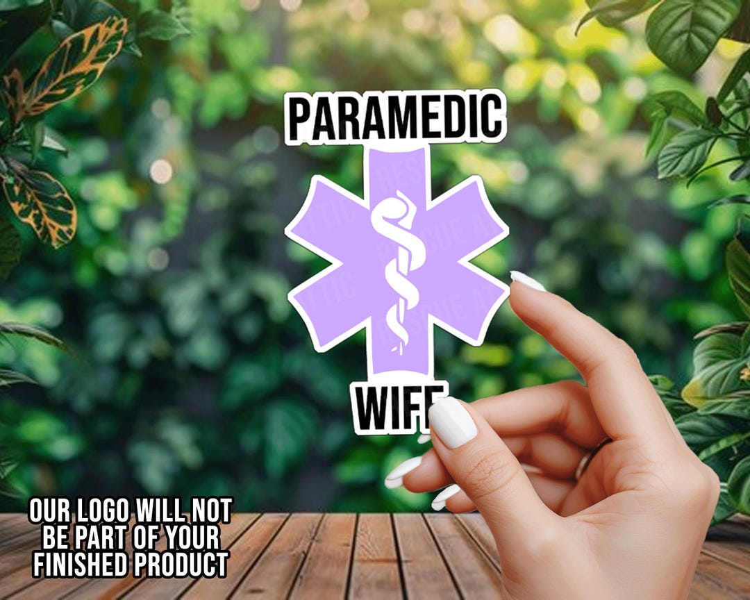 Paramedic Wife - EMS - Fire Rescue - Vinyl Decal - Window Decal - Car ...