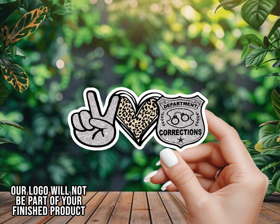 Peace Love Corrections - Corrections Wife - LEO - Vinyl Decal - Window ...