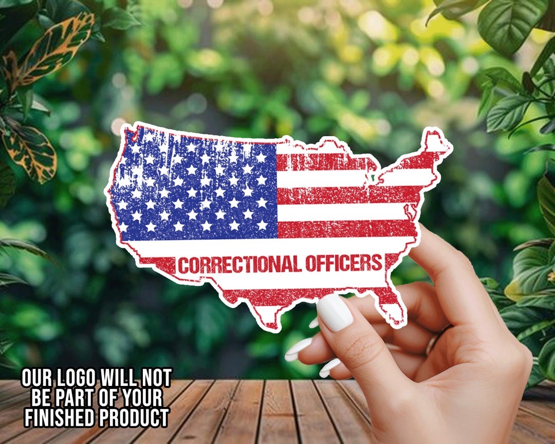 Correctional Officers American Flag - Corrections Family - LEO - Vinyl ...