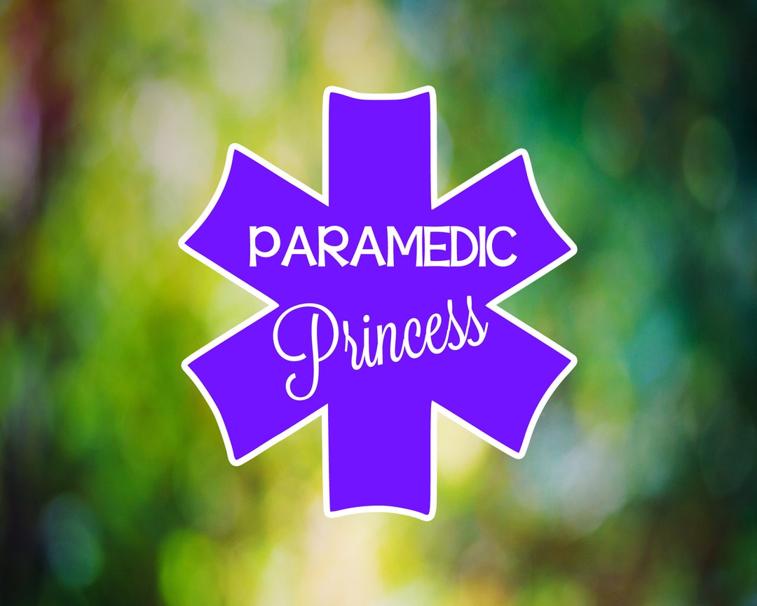 Paramedic Princess - EMS - Fire Rescue - Vinyl Decal - Window Decal ...