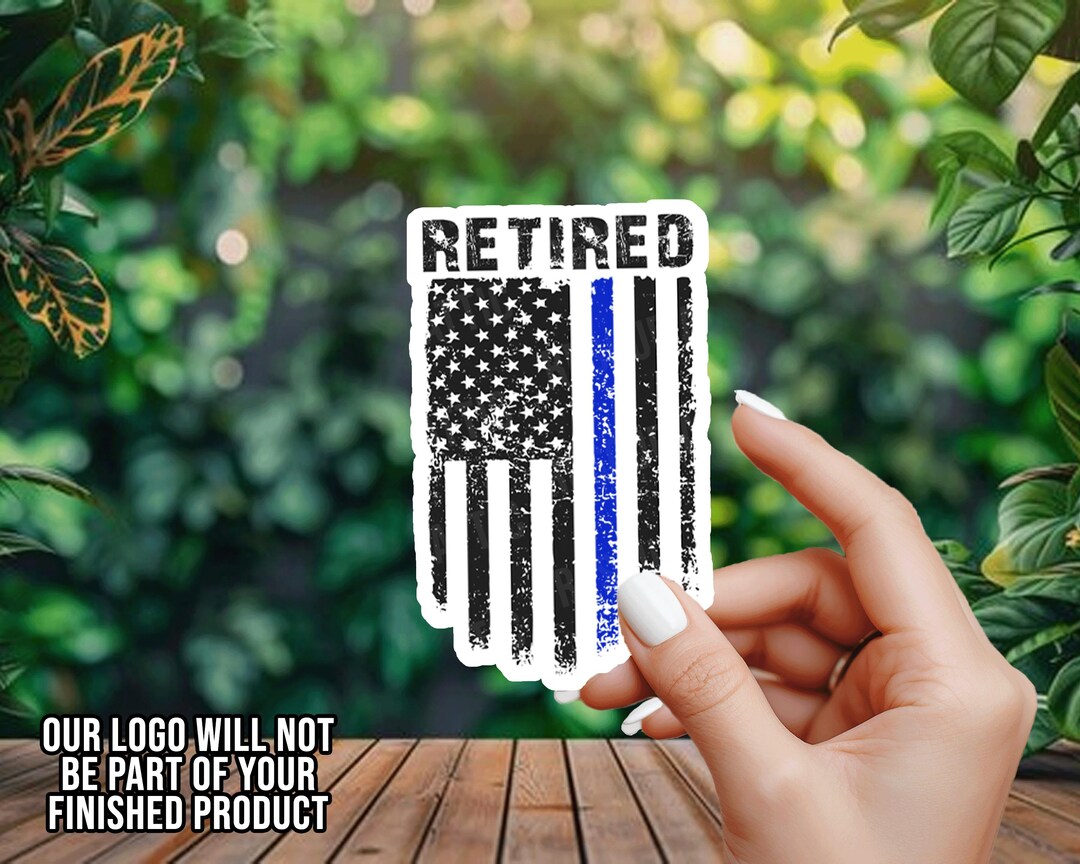 Retired Police Officer - Law Enforcement Family - Thin Blue Line ...