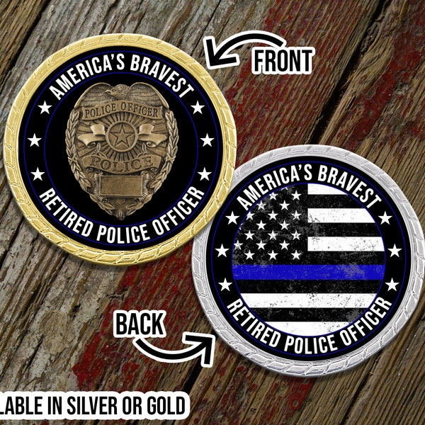 Retired Police Officer Badges - Etsy