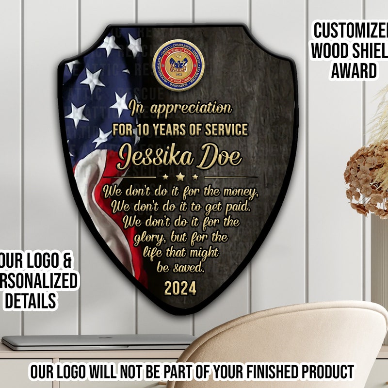 Years of Service Plaque - Etsy