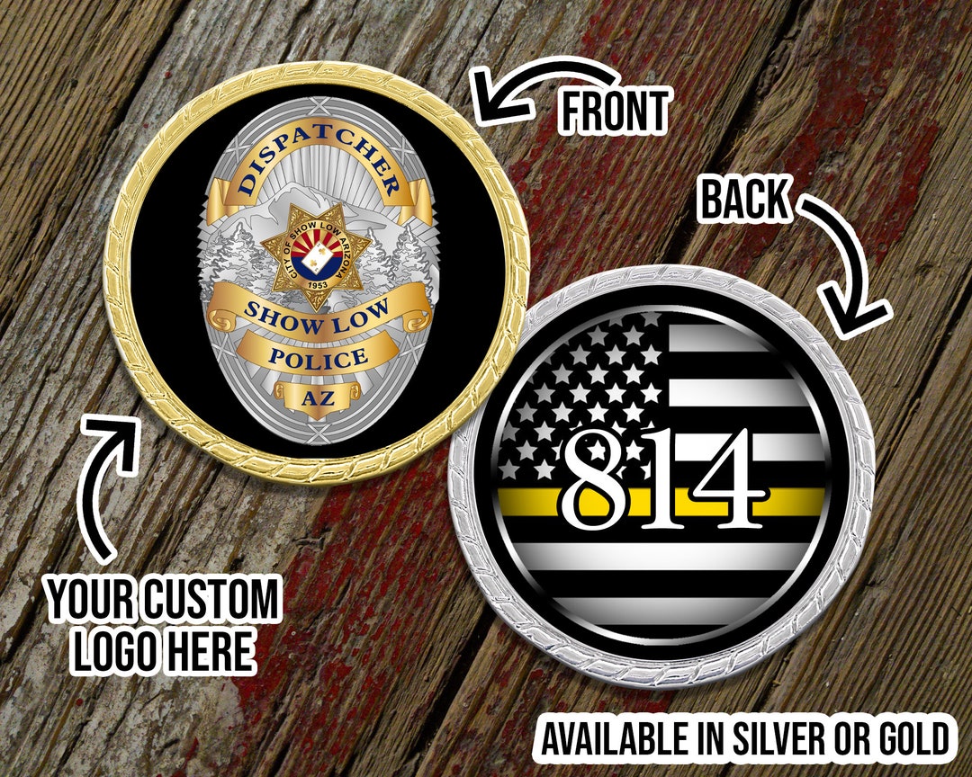 Custom Designed Dispatcher Challenge Coin - Emergency Services - First ...