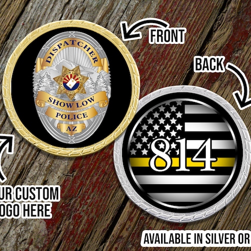Custom Designed Dispatcher Challenge Coin Emergency Services - Etsy