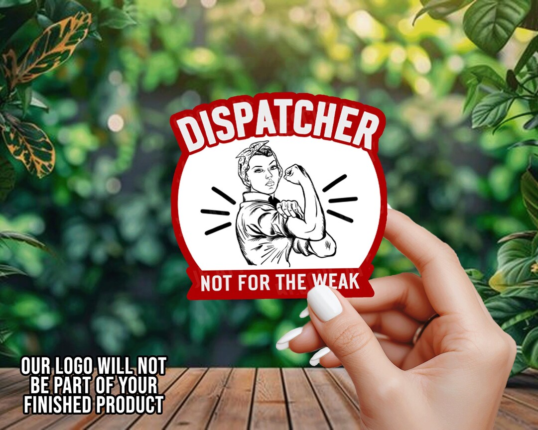 Dispatcher Not for the Weak - 911 Dispatcher - Thin Yellow Line - Vinyl ...