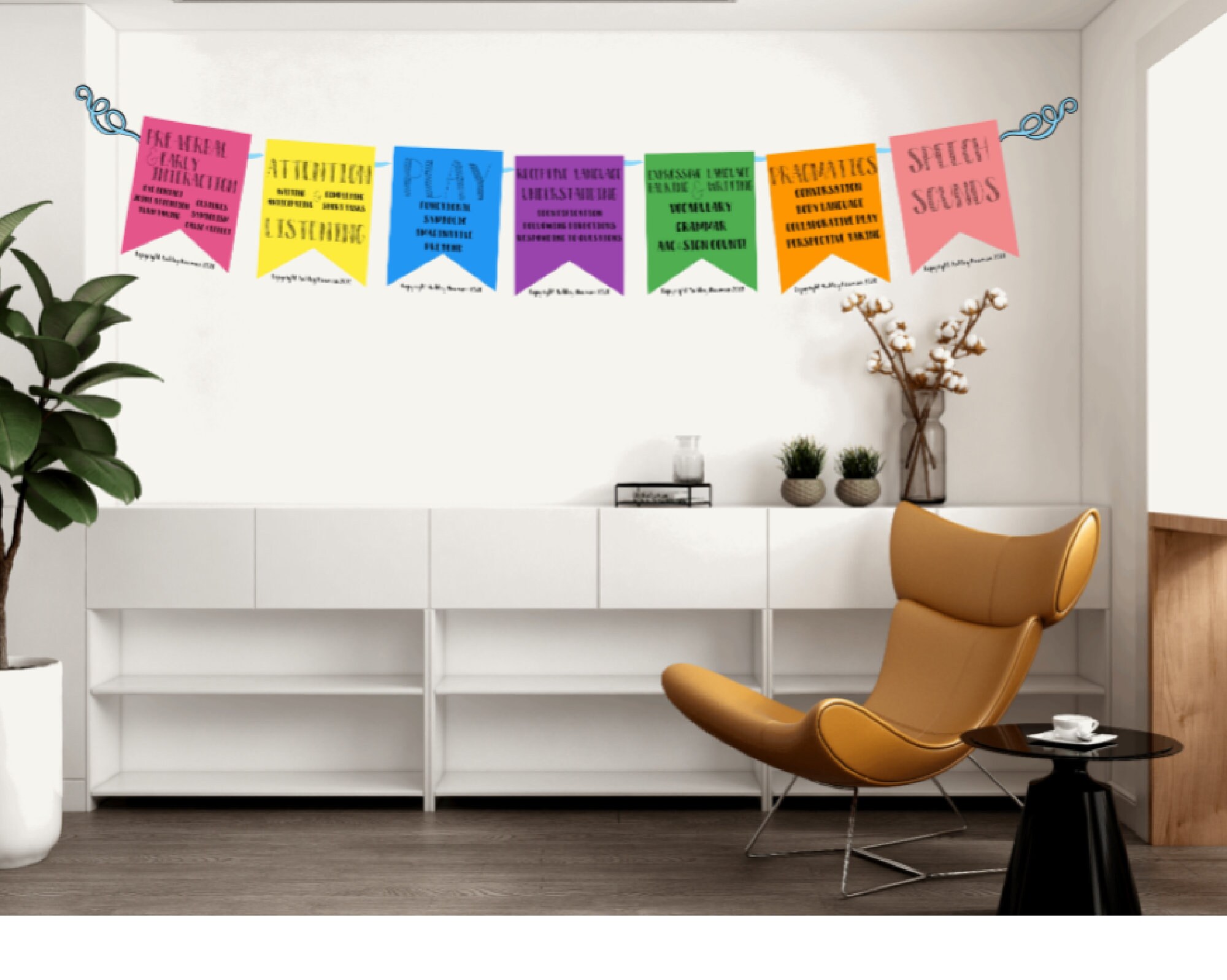 Speech Therapy Banner Printable Digital Download | Etsy