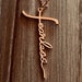 Silver Cross Necklace, Fearless Cross Necklace, Religious Necklace ...