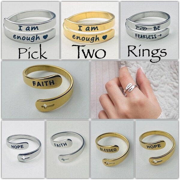 Faith Ring - Etsy