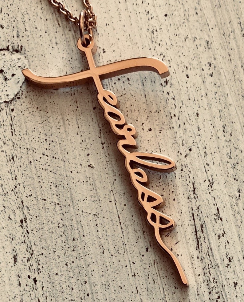 Silver Cross Necklace Fearless Cross Necklace Religious - Etsy Canada