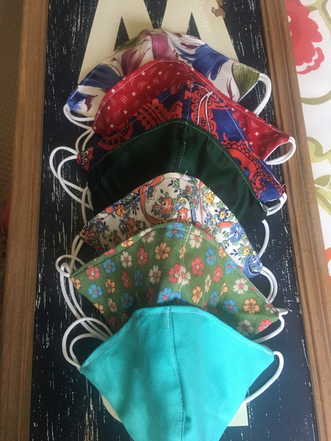 Face Mask. Fabric Double Faced Face Mask, Comfortable and Adjustable ...