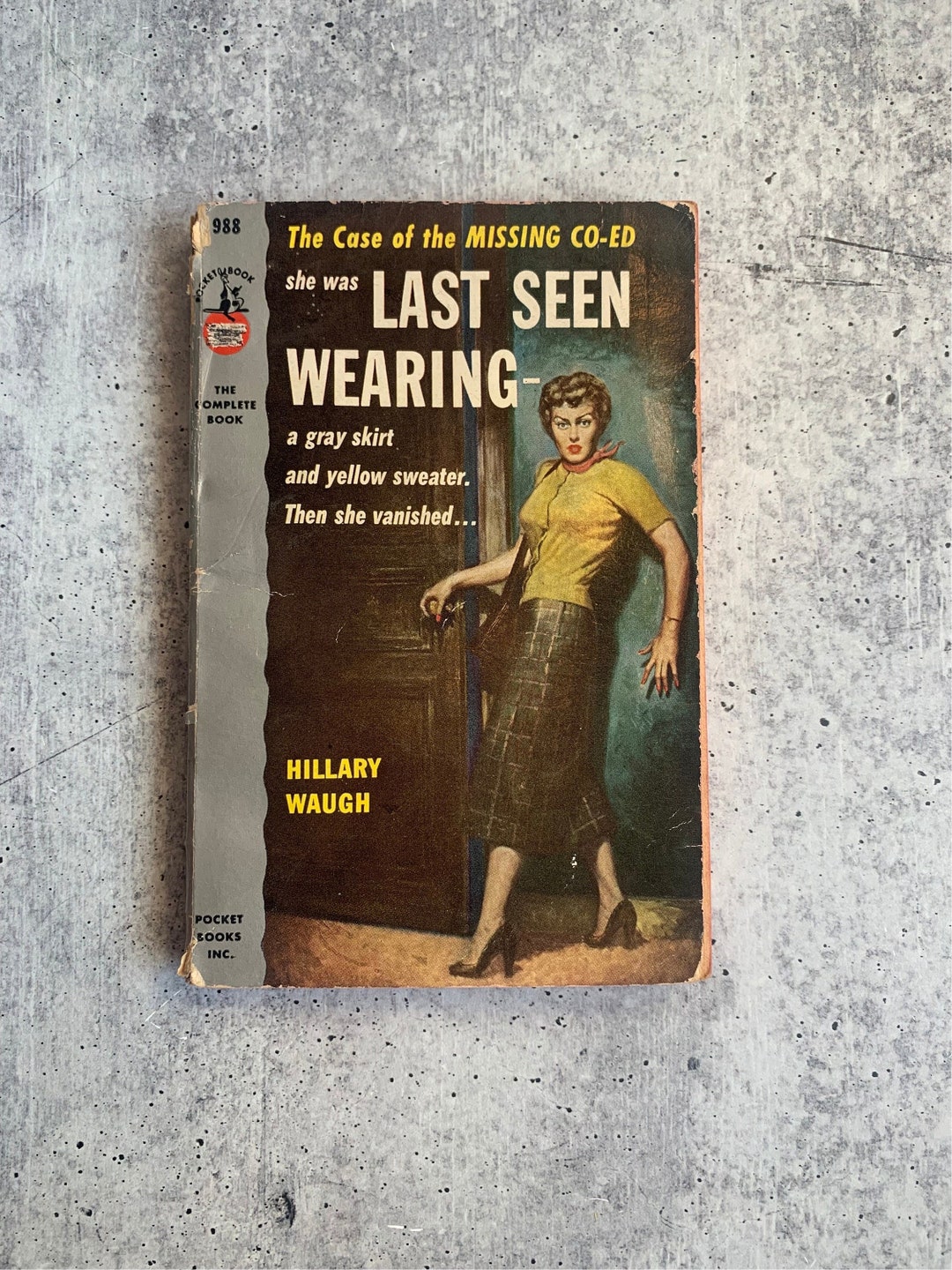 Last Seen Wearing by Hillary Waugh vintage Pocket Book - Etsy