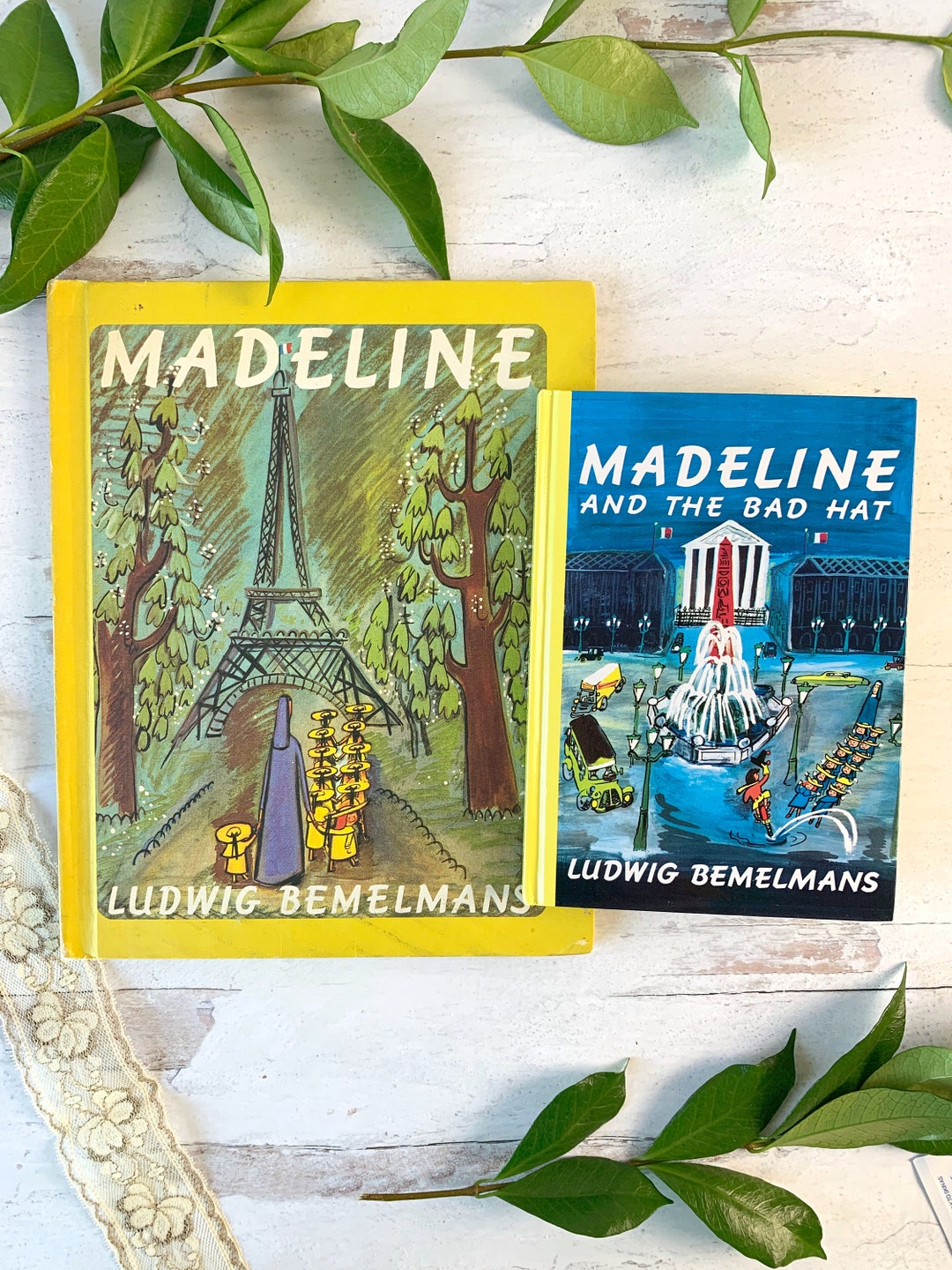 Vintage Set of 2 Madeline Books (madeline + Madeline and the Bad Hat ...