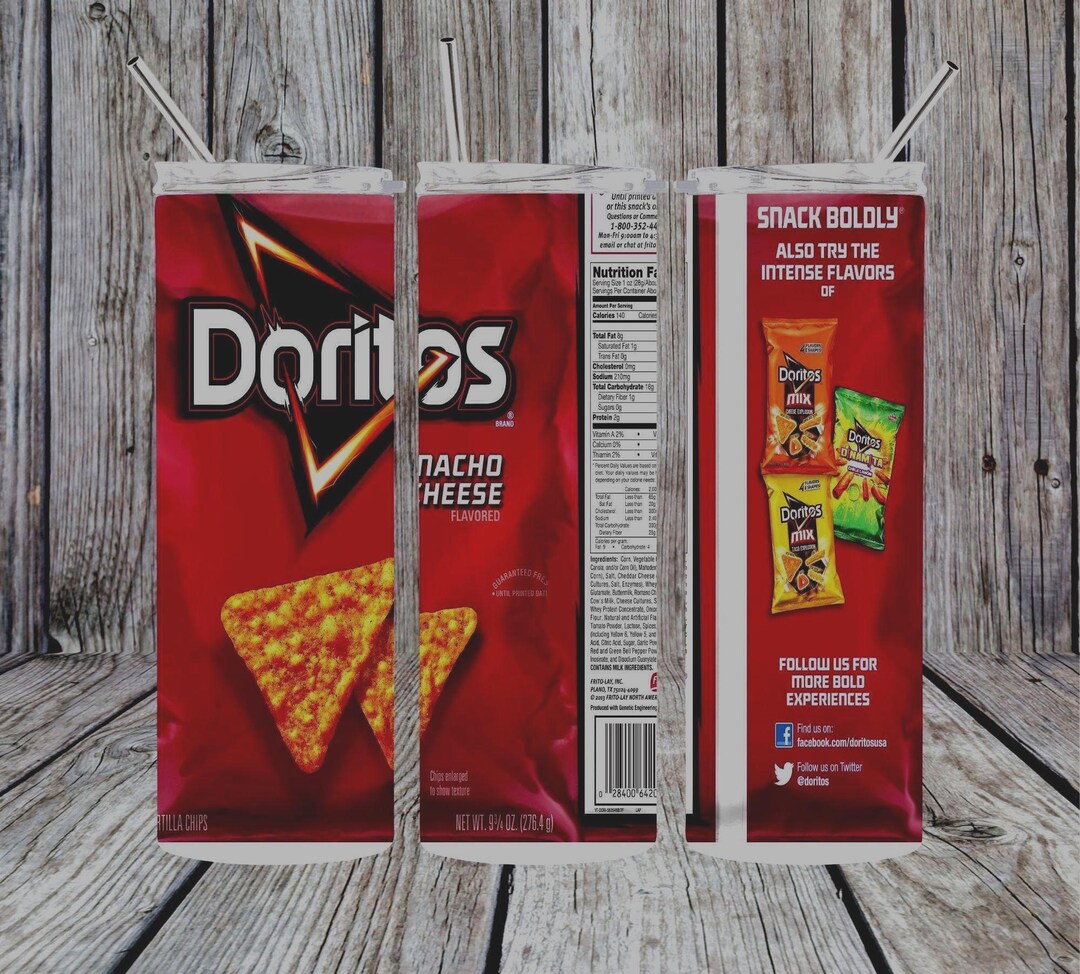 Variety Doritos Tumbler Wrap - Etsy