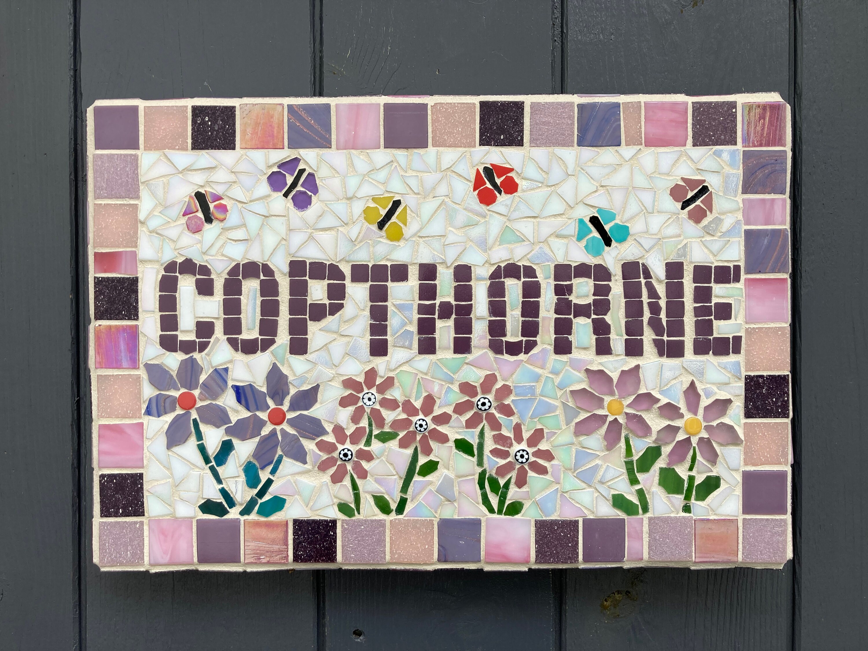 Made to Order House Sign Mosaic House Sign Door Sign Name - Etsy Australia