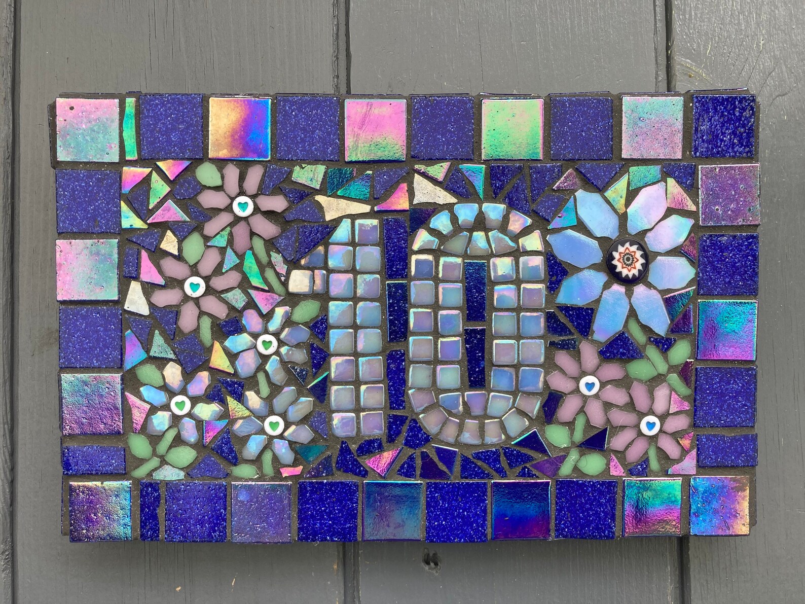 Made to Order Mosaic House Number Sign House Number Sign - Etsy