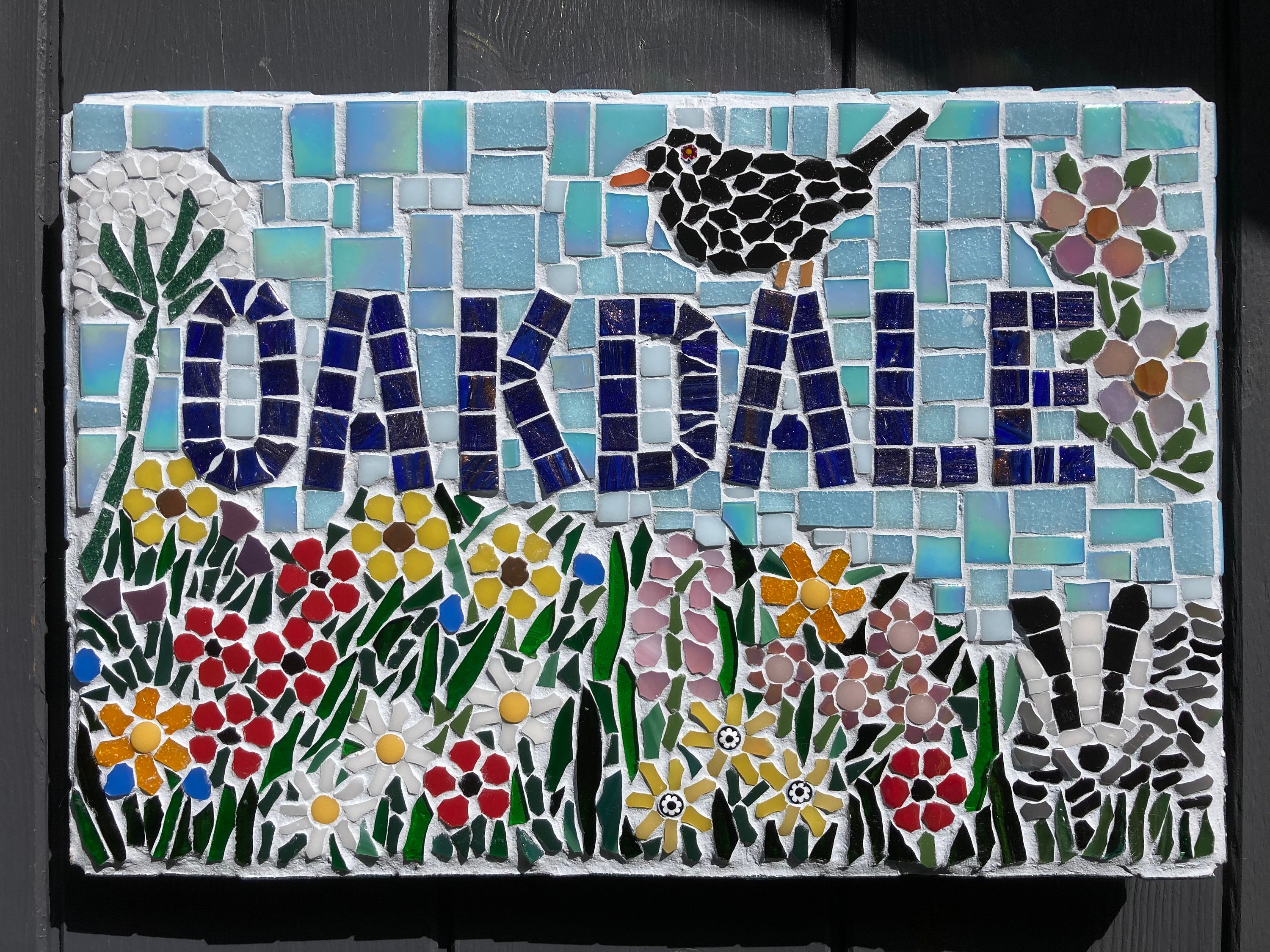 Made to Order House Sign Mosaic House Sign Door Sign Name - Etsy Israel