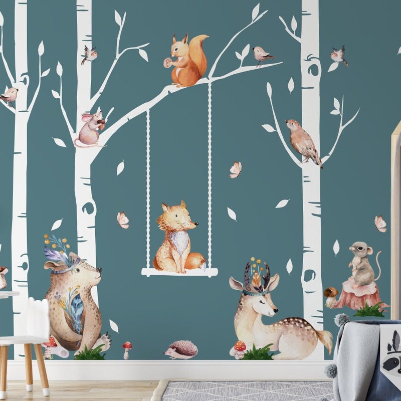 Animal Wall Stickers - Etsy