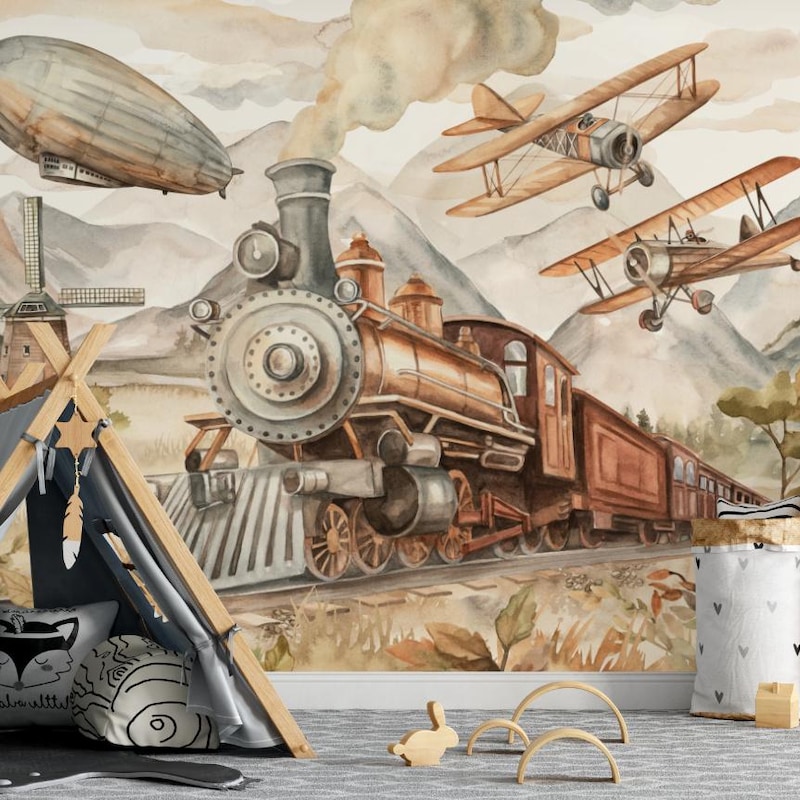 Train Wallpaper - Etsy