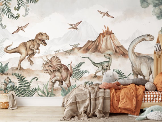 Dinosaurus Behang Voor Kinderen