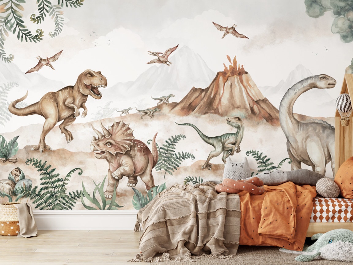 Jurassic Park T Rex Behang Jurassic Park | Wall Art.nl