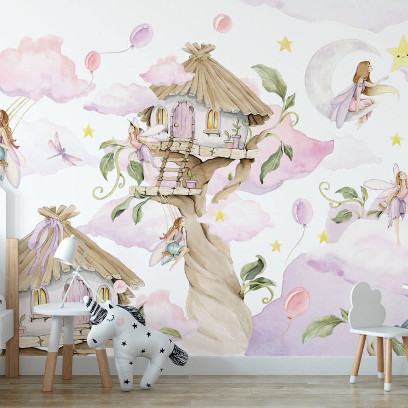 Fairy Wallpaper Mural - Etsy