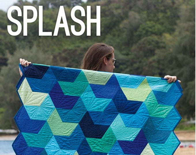 Splash Quilt Sewing Pattern PAPER PATTERN Designed by - Etsy
