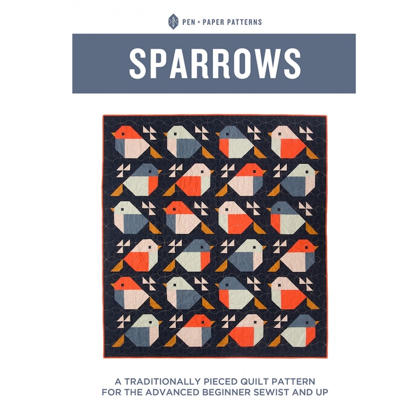 Sparrow Quilt Pattern - Etsy