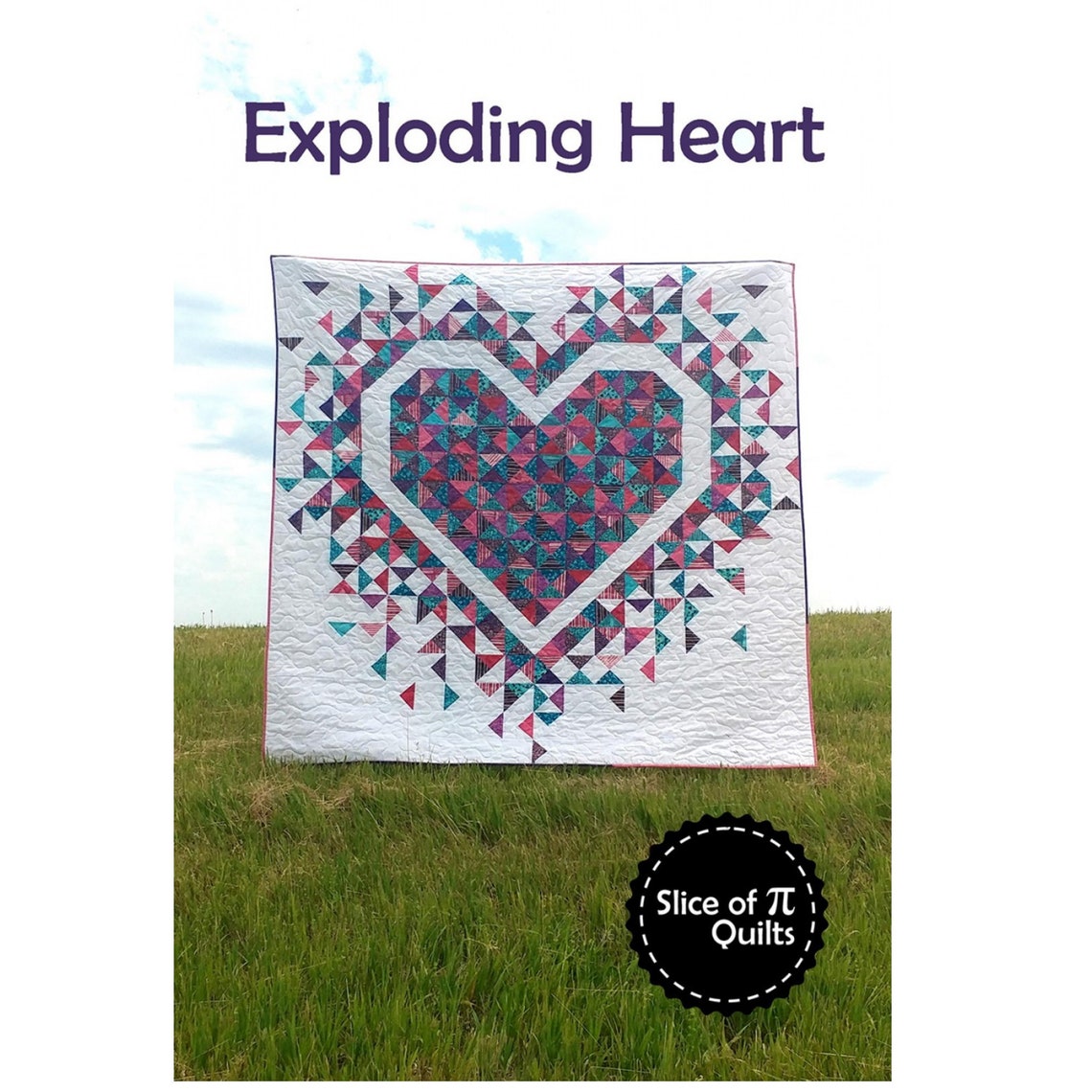 Exploding Heart Quilt Sewing Pattern PAPER PATTERN - Etsy