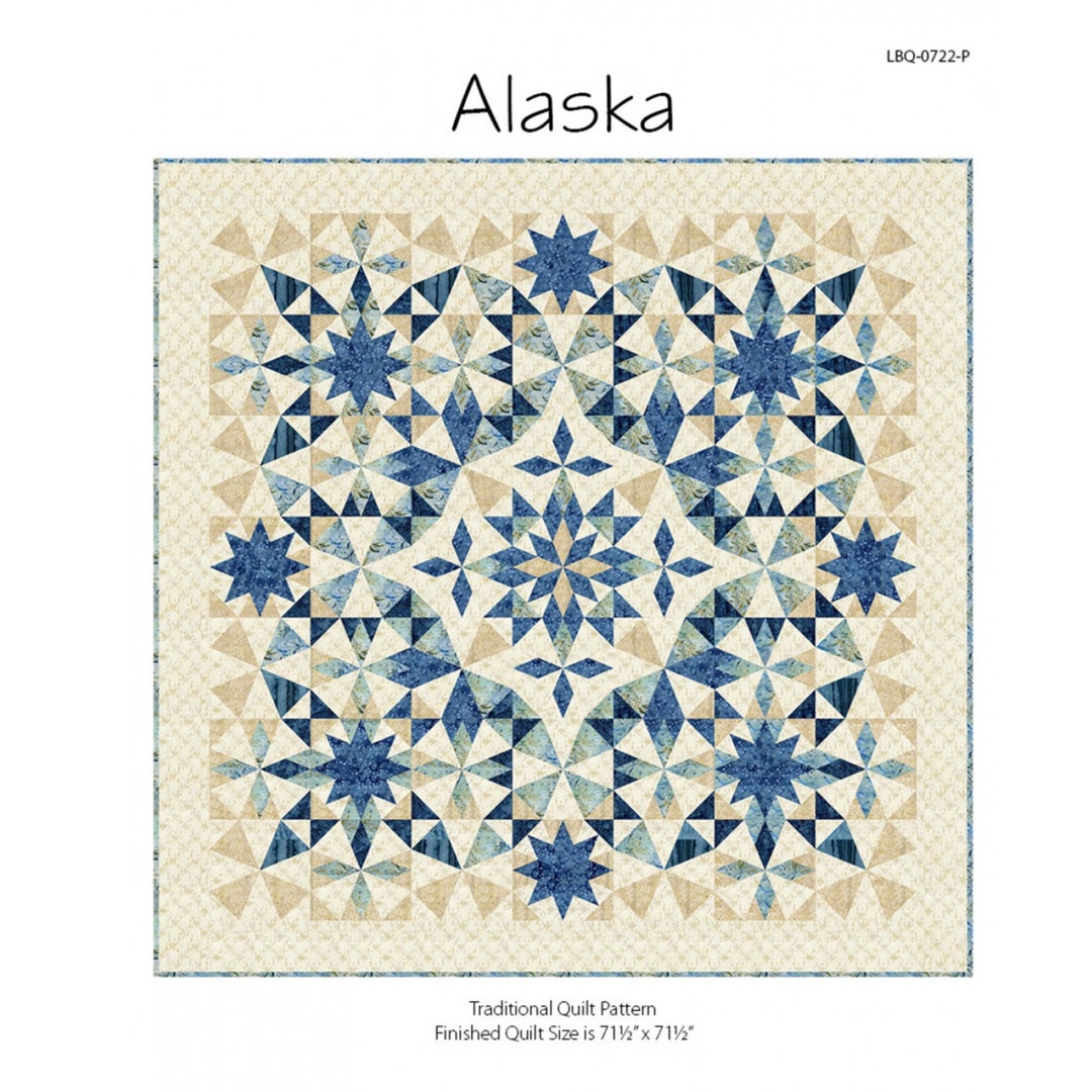 Alaska Quilt Sewing Pattern - PAPER PATTERN - Designed by Laundry ...