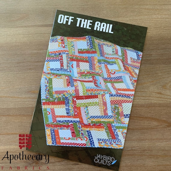 Off the Rail Quilt Pattern PAPER PATTERN Designed by - Etsy Canada