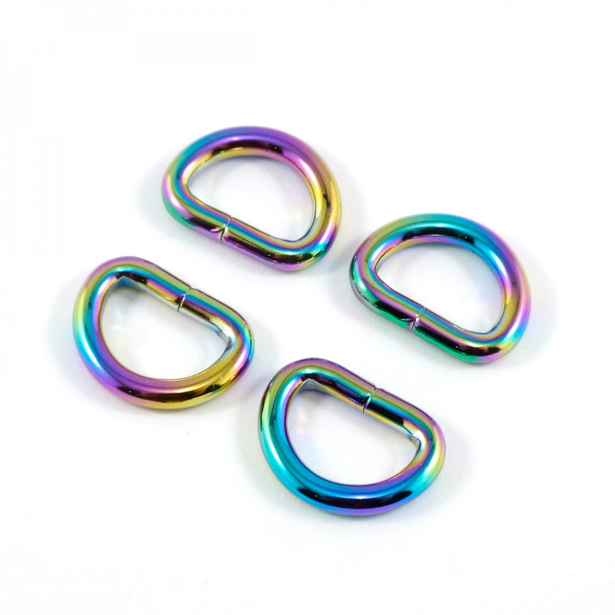 Set of 4 D-rings for 1/2 Inch Straps CHOOSE Nickel or - Etsy