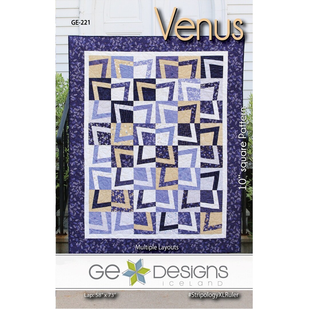 Venus Quilt Pattern - PAPER PATTERN - Designed by GE Designs - Etsy