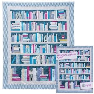 Personal Library Quilt Pattern - PAPER PATTERN - Perfect for Book ...