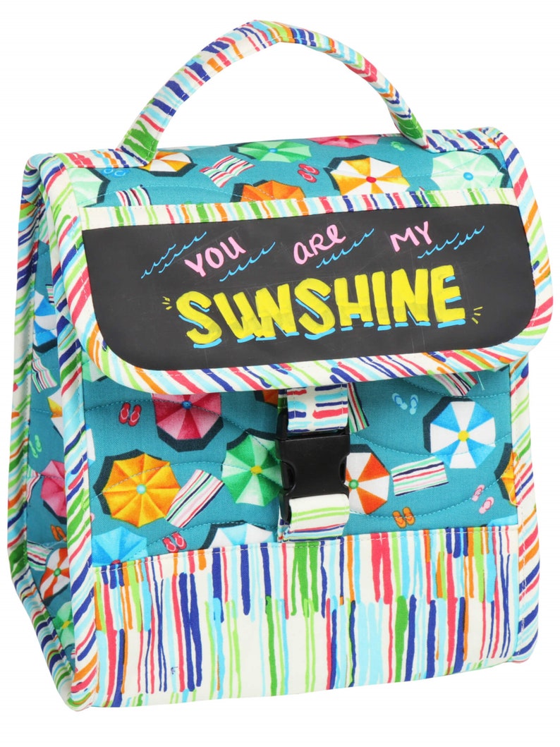 Grab Some Grub 2.0 Sewing Pattern PAPER PATTERN Lunch Bag | Etsy