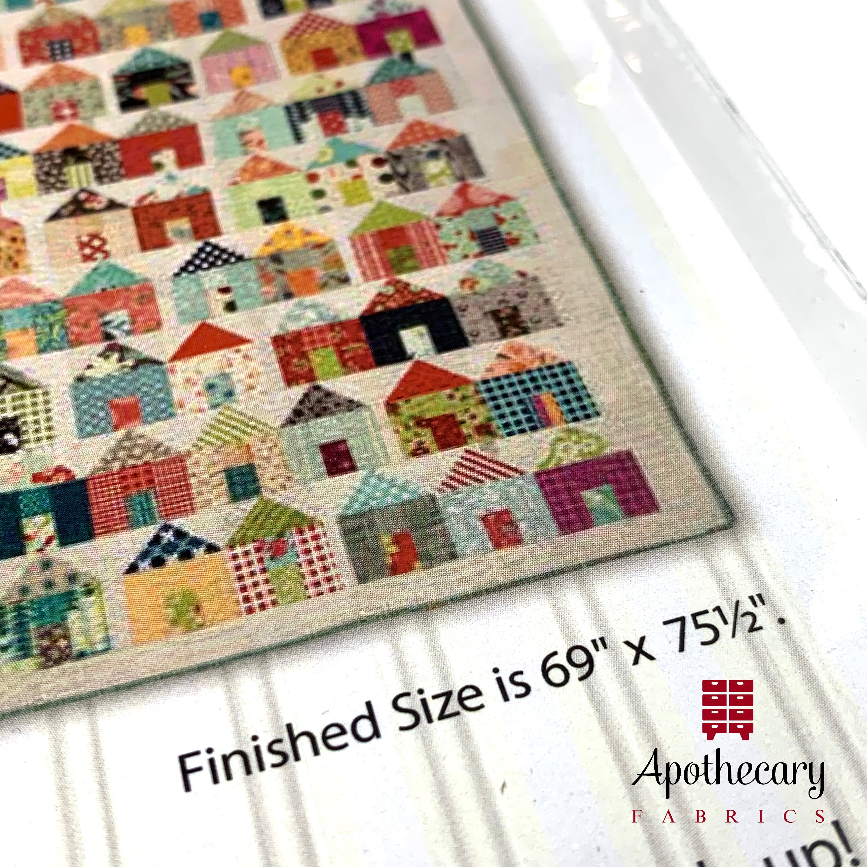 Village Quilt by Miss Rosie's Quilt Co - PAPER PATTERN - Little Row ...