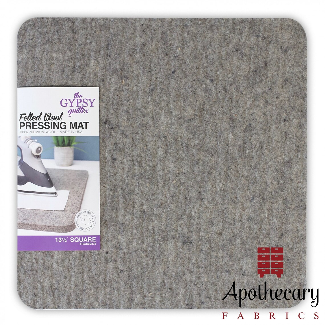 Wool Pressing Mat - Choose Your Size - MADE in the USA - 100% Premium ...