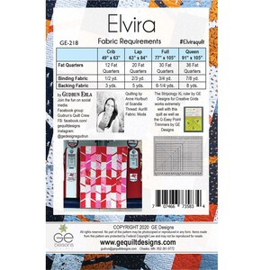 Elvira Quilt Pattern - PAPER PATTERN - Designed by GE Designs - Etsy