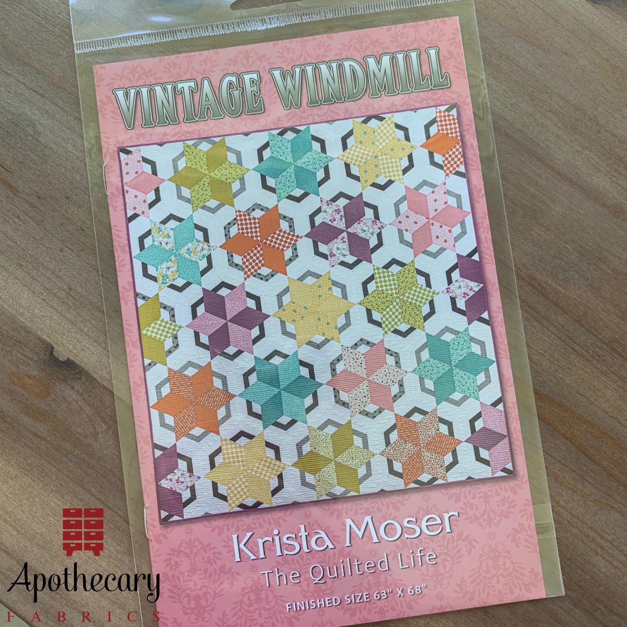 Vintage Windmill Quilt Pattern PAPER PATTERN Designed by - Etsy