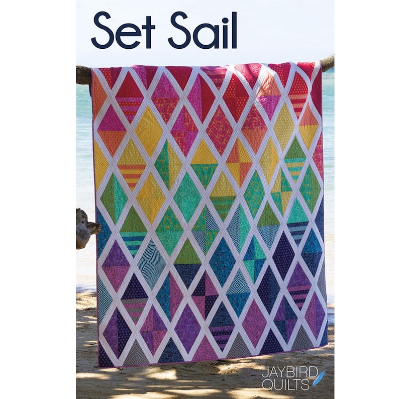 Set Sail Quilt Sewing Pattern PAPER PATTERN Designed by - Etsy