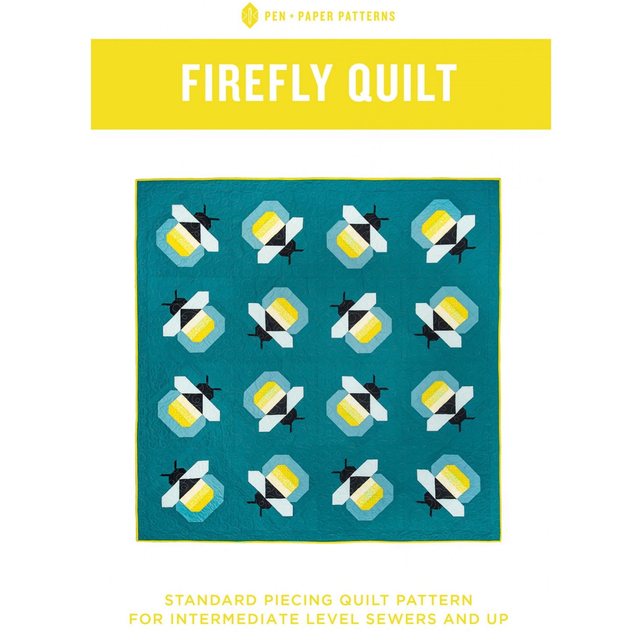 Firefly or Bee Quilt Sewing Pattern PAPER PATTERN - Etsy