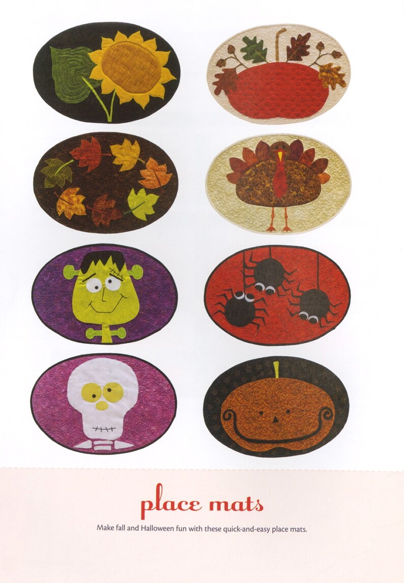 Festive Fall Quilts Sewing Pattern Book 64 PAGES Written - Etsy